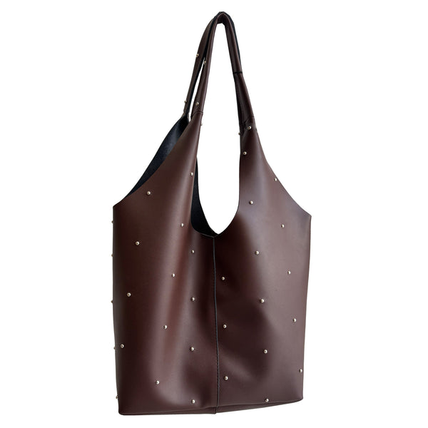 SOFIA CHOCOLATE STUDS – Klein By Gogue